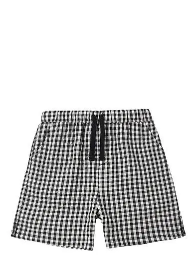 RYLEE + CRU Perry Short In Check - Black