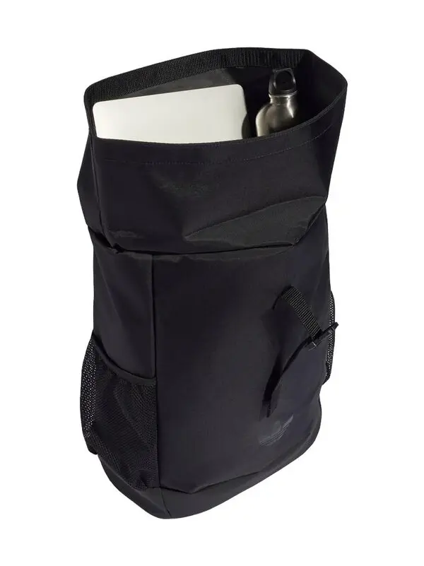 Adidas Originals Backpack With Trefoil Print And Laptop Sleeve - Black