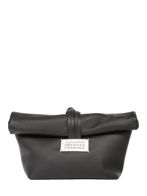 MAISON MARGIELA Roll-top Handheld Bag - Black