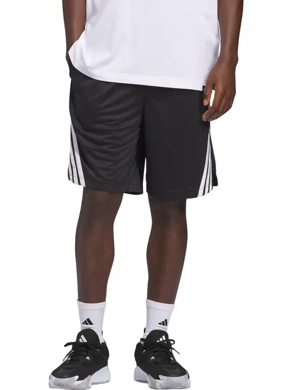 Adidas Legends 3-stripes Basketball Shorts - Black