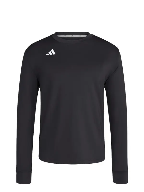 Adidas Crew Neck Long Sleeve Sweater - Black