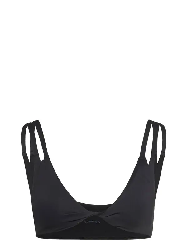 Adidas Optime Workout Twist Reversible Lite Support Bra - Black