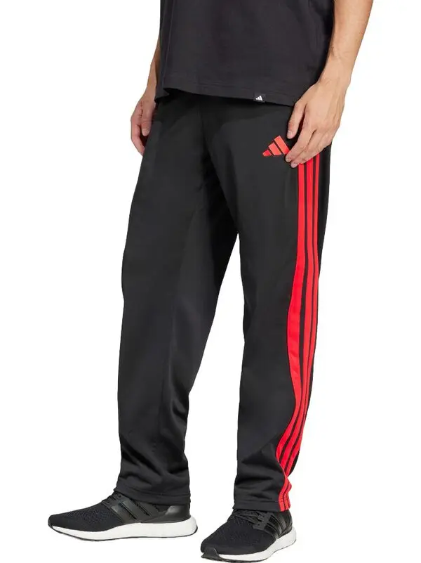 Adidas Dayready Open Hem Trackpants Black - Black / Pure Ruby