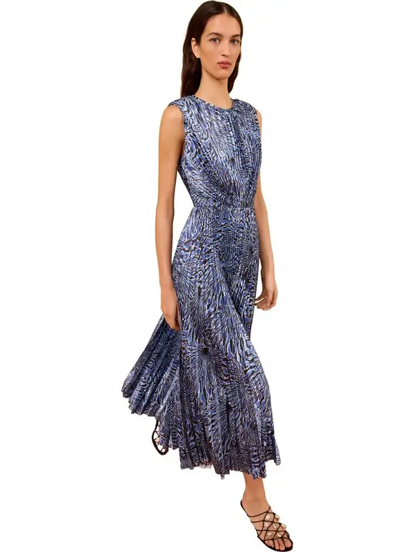 Ulla Johnson Malin Satin Dress - Lapis