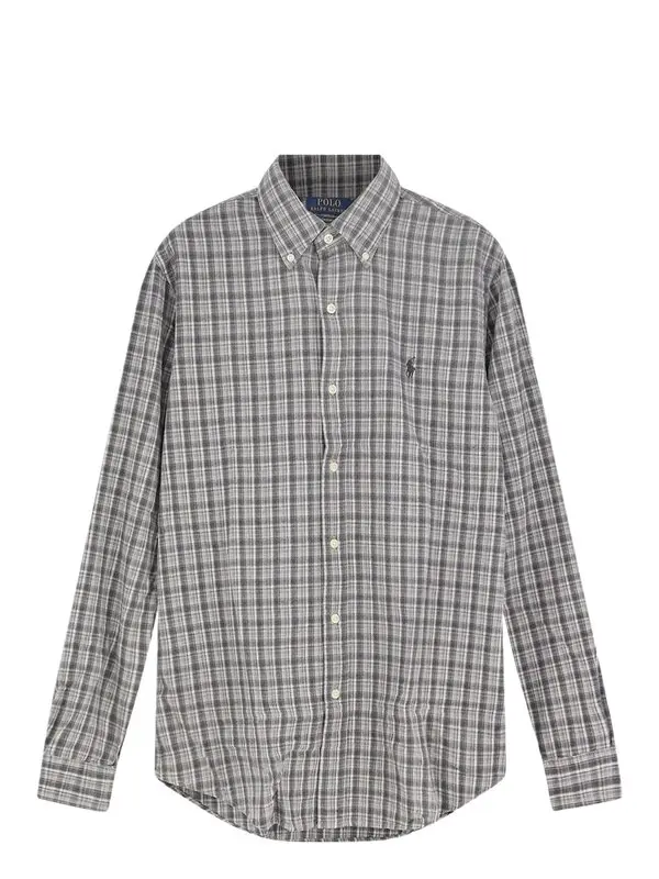Polo Ralph Lauren Madras Check Shirt - Grey