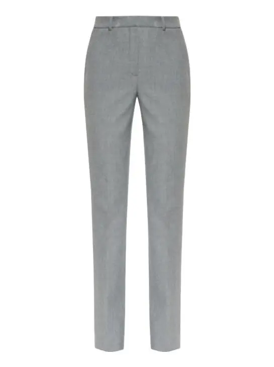 IRO PARIS Tailored Trousers With Belt Loops - Grey