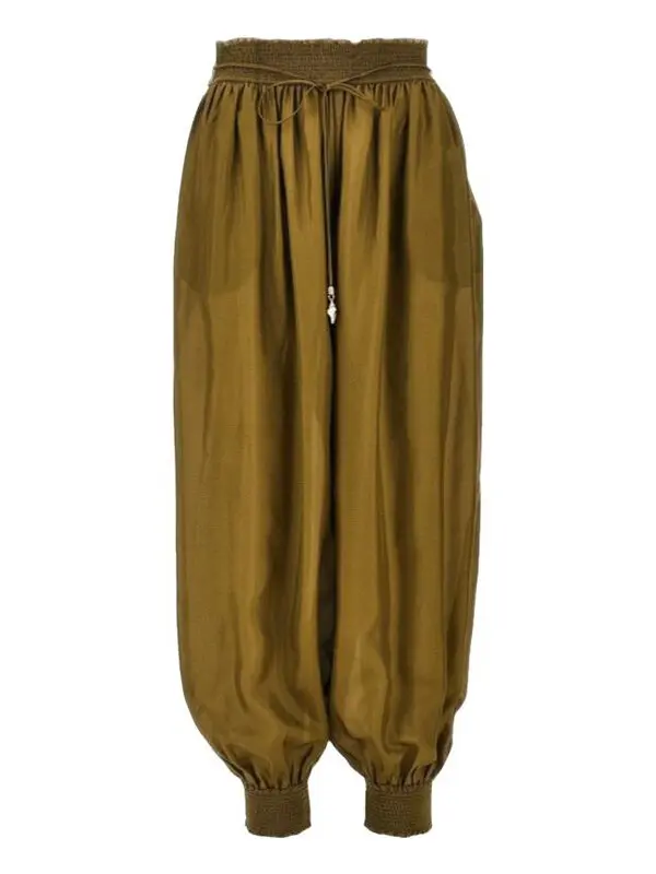 Zimmermann Mahon Harem Pants - Brown