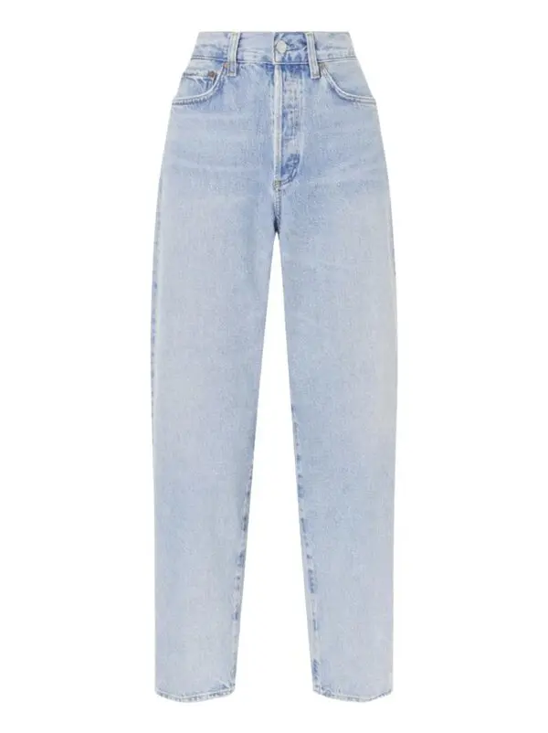AGOLDE Nate Regenerative Cotton Straight-leg Jeans - Light Denim