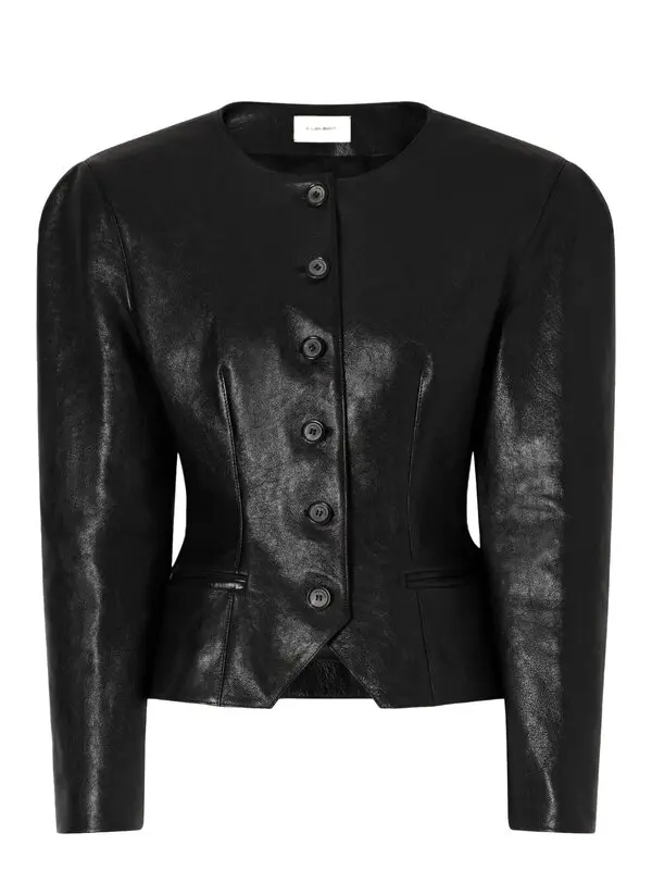 Magda Butrym Fitted Peplum Jacket - Black