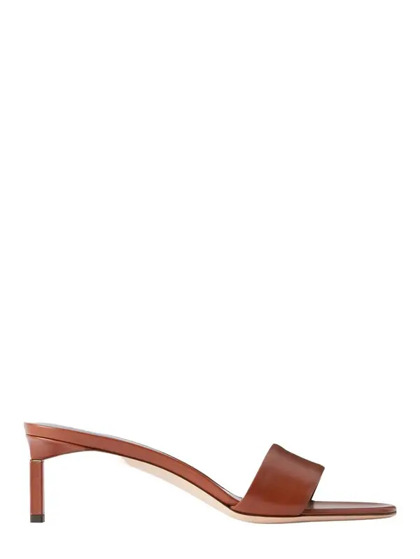 TOM FORD T 55 Leather Mule - Brown