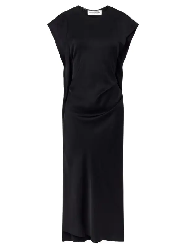 Victoria Beckham Sleeveless Midi Dress - Black