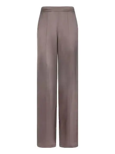 Emporio Armani Wide-leg Satin Pants - Gray