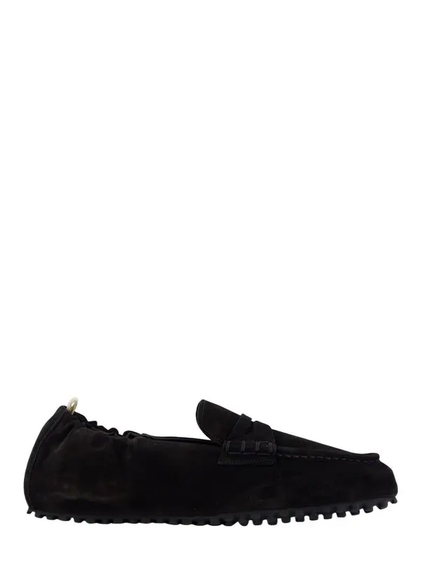 Officine Creative Travis Suede Loafers - Black