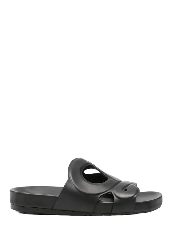 Loewe Logo-shape Sandals - Black