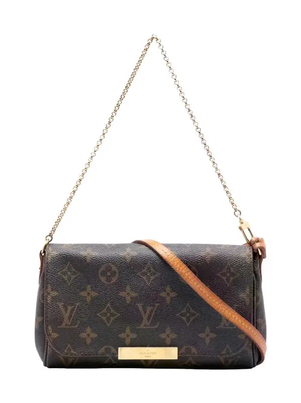 LOUIS VUITTON Monogram Favorite Mm Satchel - Brown