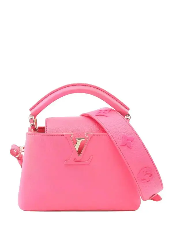 LOUIS VUITTON Capucines Satchel - Pink