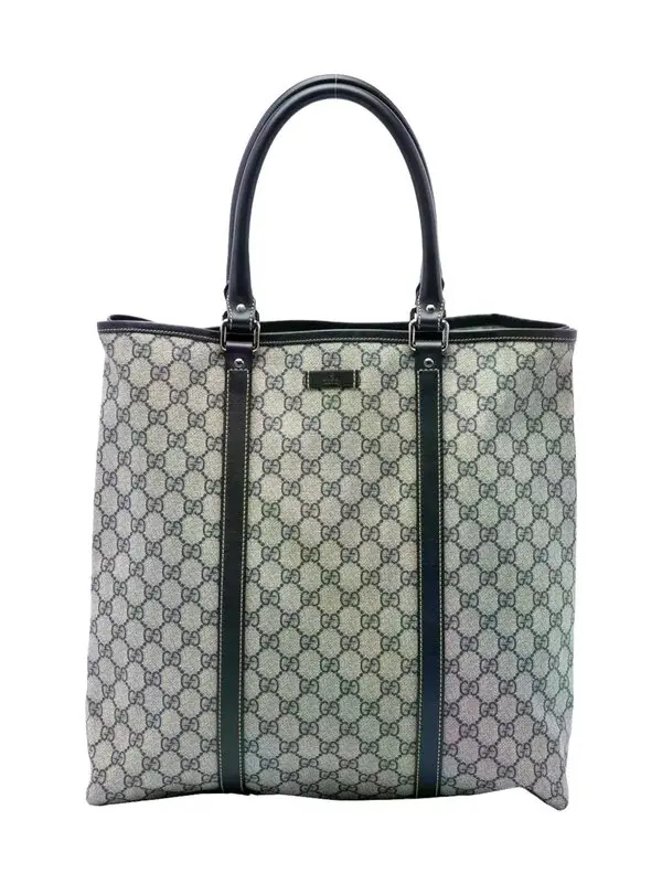 Gucci Gg Supreme Canvas Joy Vertical Tote Bag - Neutrals