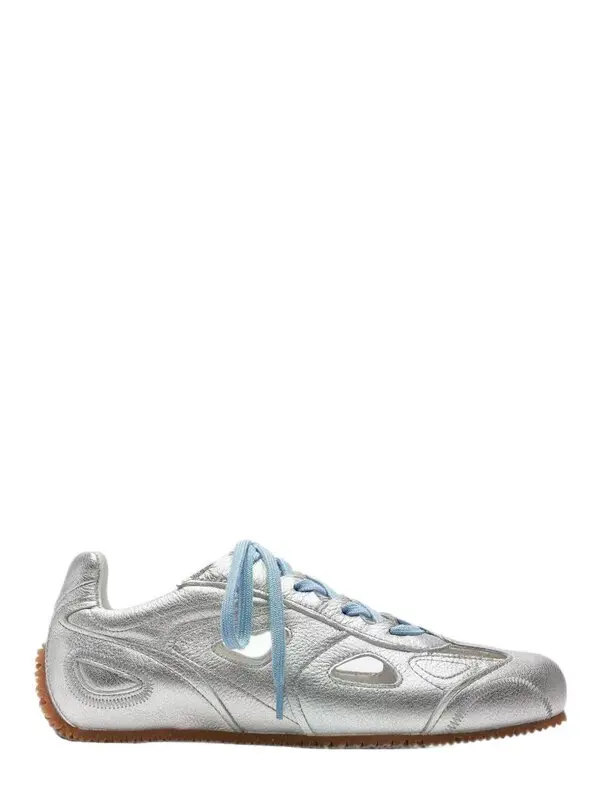 Axel Arigato Slow Ballet Cut-out Leather Sneakers - Silver