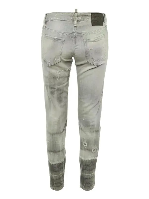 Dsquared2 Distressed Skinny Jeans - Grey