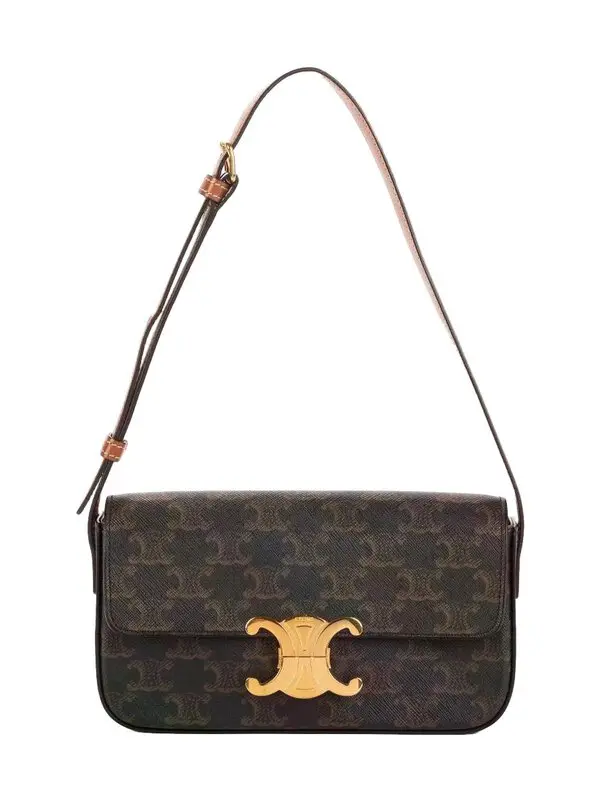 Celine Triomphe Shoulder Bag - Brown