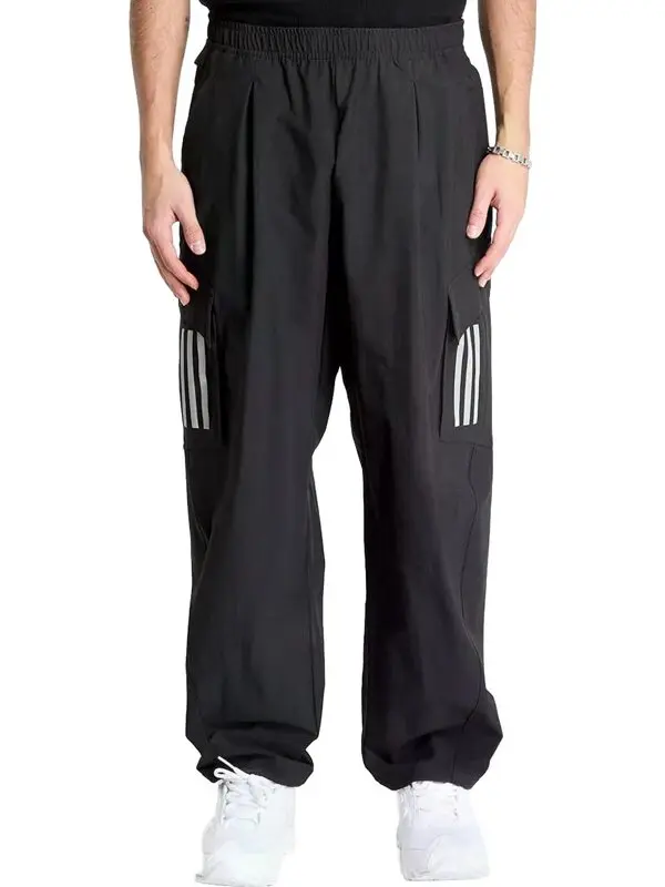 Adidas X Mercedes Amg Petronas Formula One Team 3-stripe Cargo Pants - Black