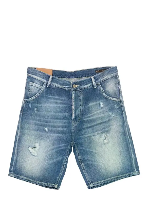DONDUP Julyan Distressed Denim Shorts - Blue