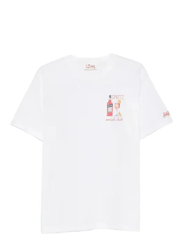 MC2 SAINT BARTH X Aperol Spritz Portofino Graphic-print T-shirt - White