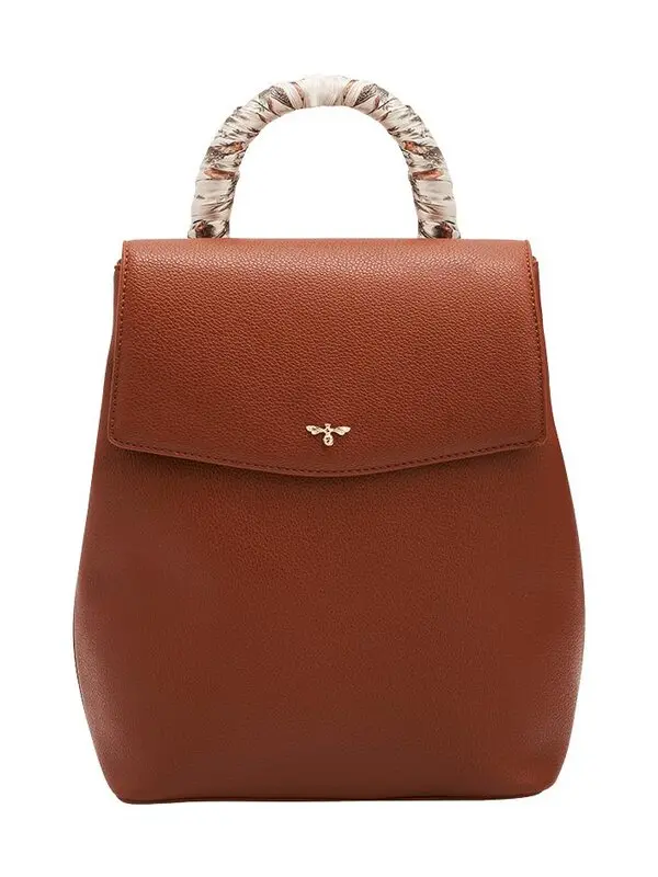 FABLE ENGLAND Laura Small Backpack In Tan - Brown