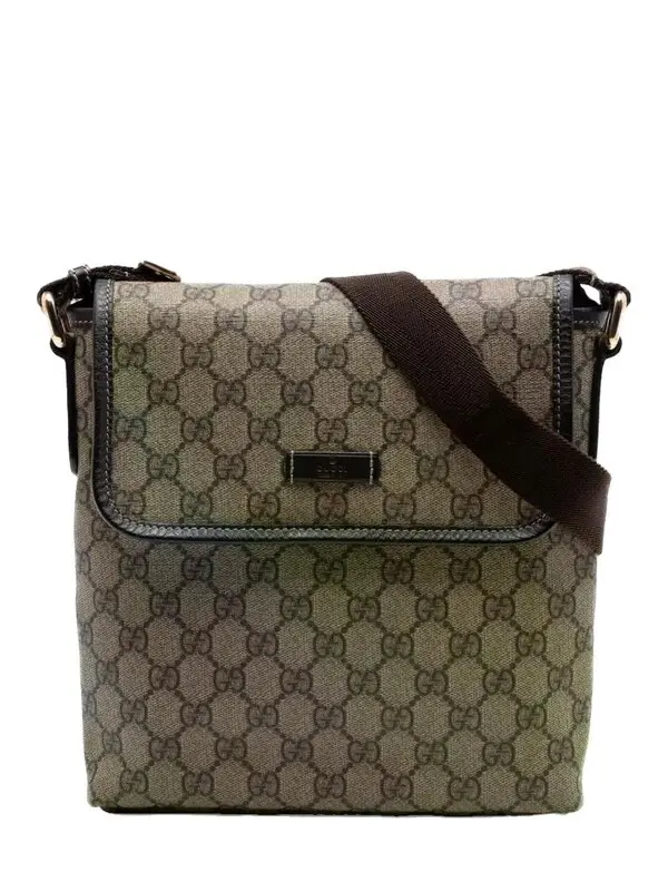 Gucci Gg Supreme Crossbody Bag - Neutrals