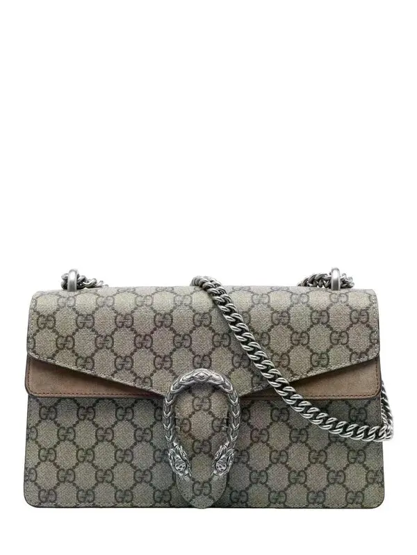 Gucci Dionysus Gg Supreme Shoulder Bag - Neutrals