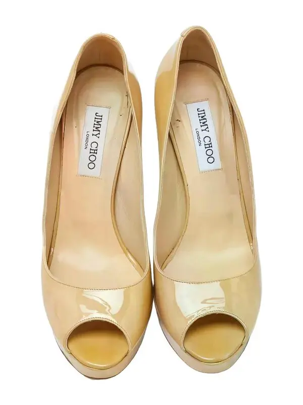JIMMY CHOO Peep-toe Pumps - Neutrals