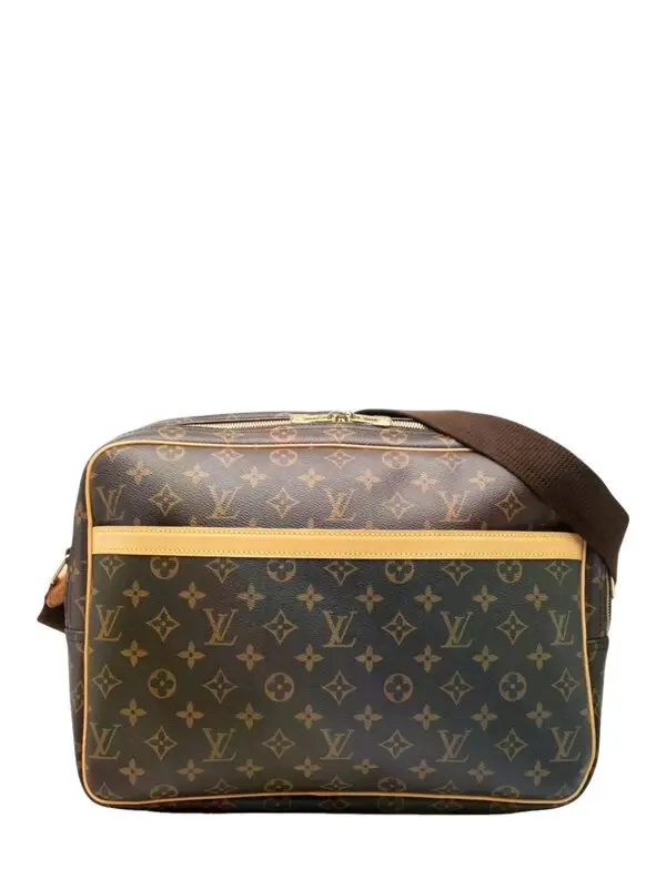 LOUIS VUITTON Monogram Reporter Gm Crossbody Bag - Brown