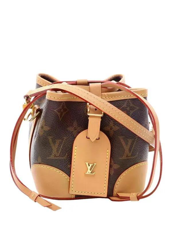 LOUIS VUITTON Monogram Noe Bucket Bag - Brown