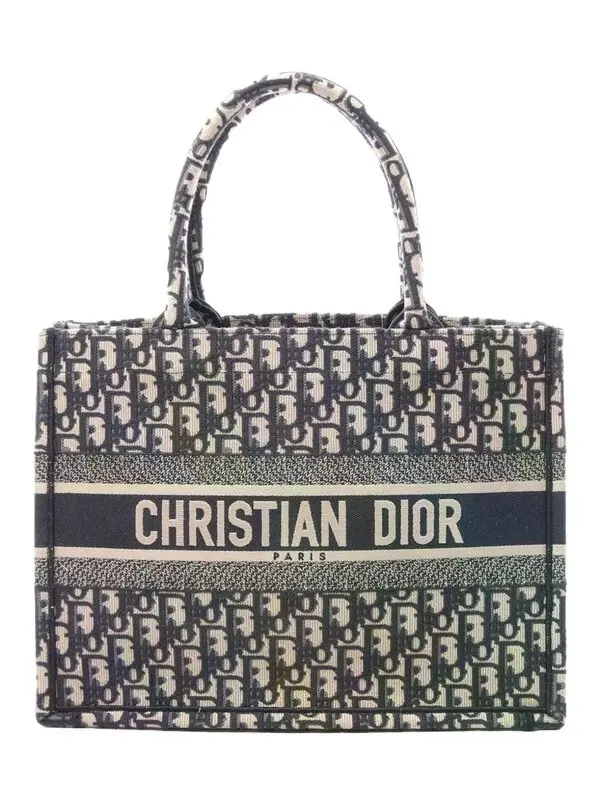 Dior Medium Book Tote Bag - Blue