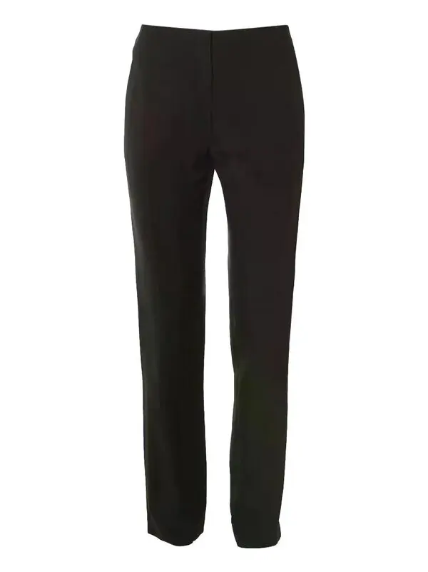 Dior Tailored Trousers With Pressed Creases - Black