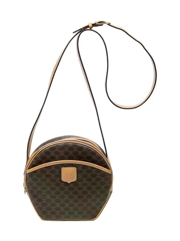 Celine Macadam Crossbody Bag - Brown
