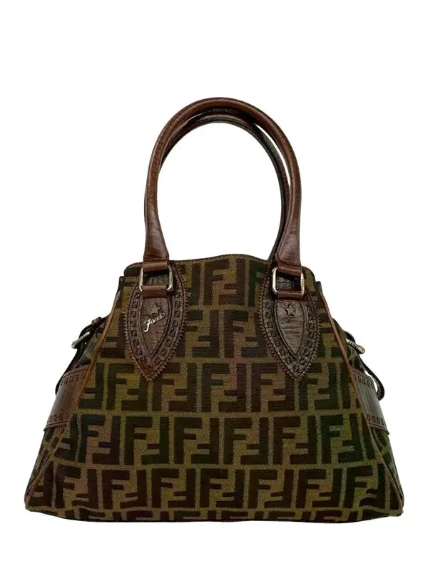 Fendi Zucca Canvas Etniko Handbag - Brown