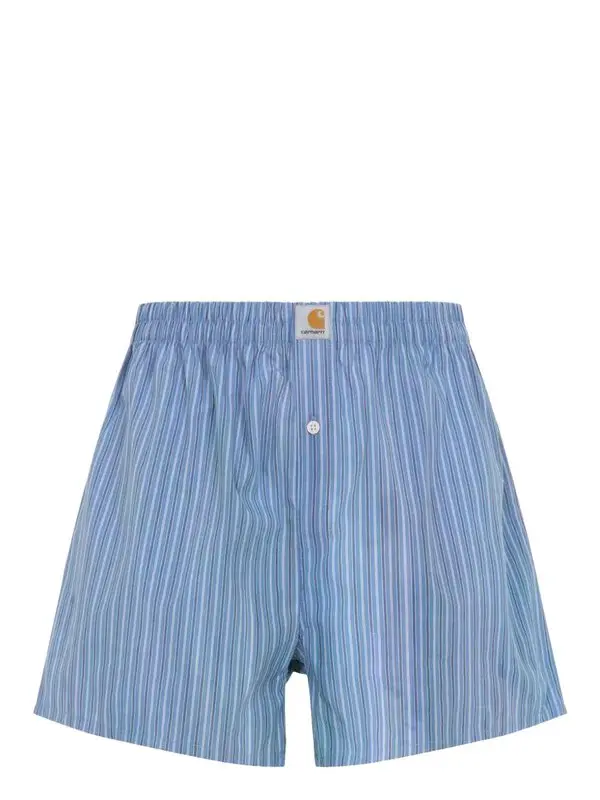 Carhartt Work In Progress Striped Boxer Shorts - Blue