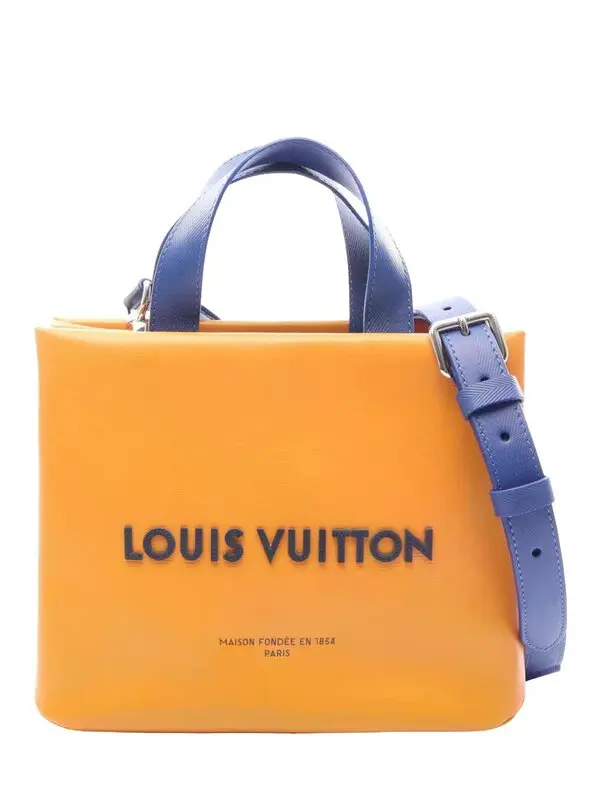 LOUIS VUITTON Mini Shopper Tote Satchel - Orange