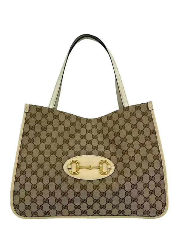 Gucci Horsebit 1955 Tote Bag - Neutrals