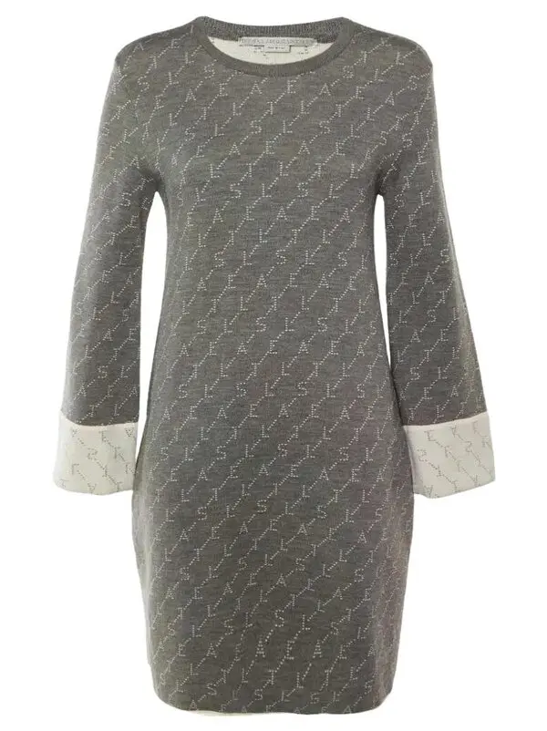Stella McCartney Knit Mini Dress - Grey
