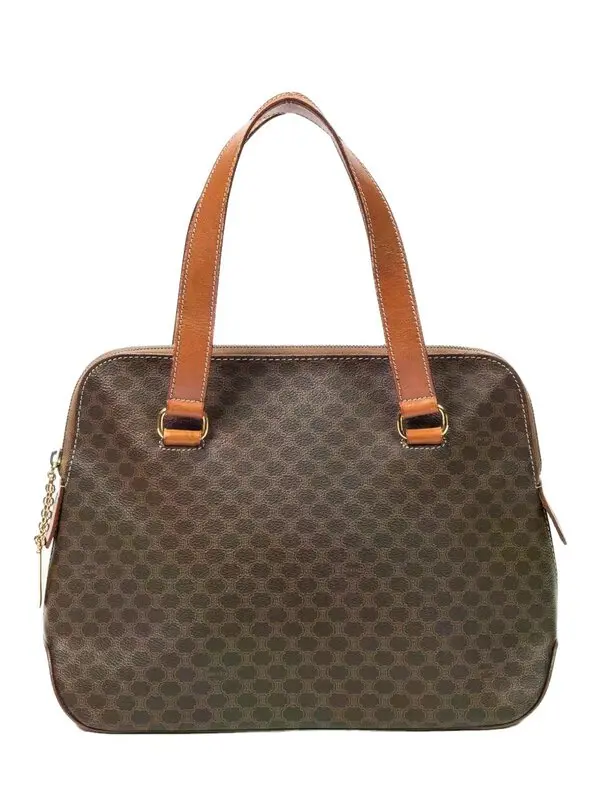 Celine Macadam Pattern Tote Bag - Brown