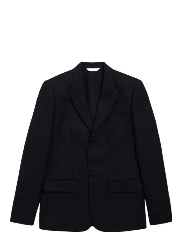 Balenciaga Single-breasted Slim Fit Jacket - Black