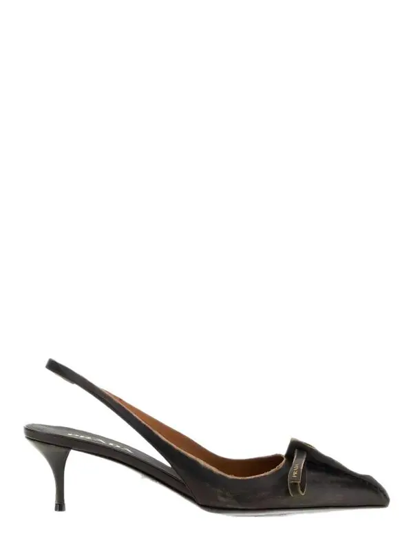Prada Slingback Pumps - Brown
