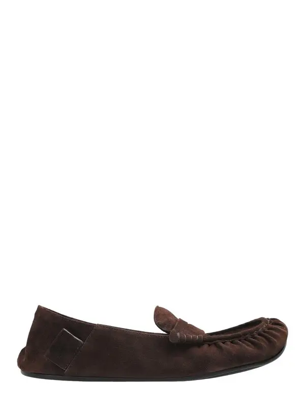 Acne Studios Suede Loafers - Brown