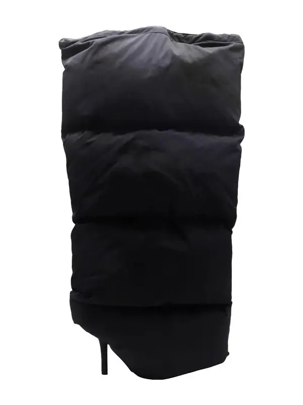 Balenciaga Quilted Knee-high Stiletto Boots - Black