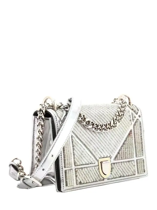 Dior Diorama Flap Bag - Silver