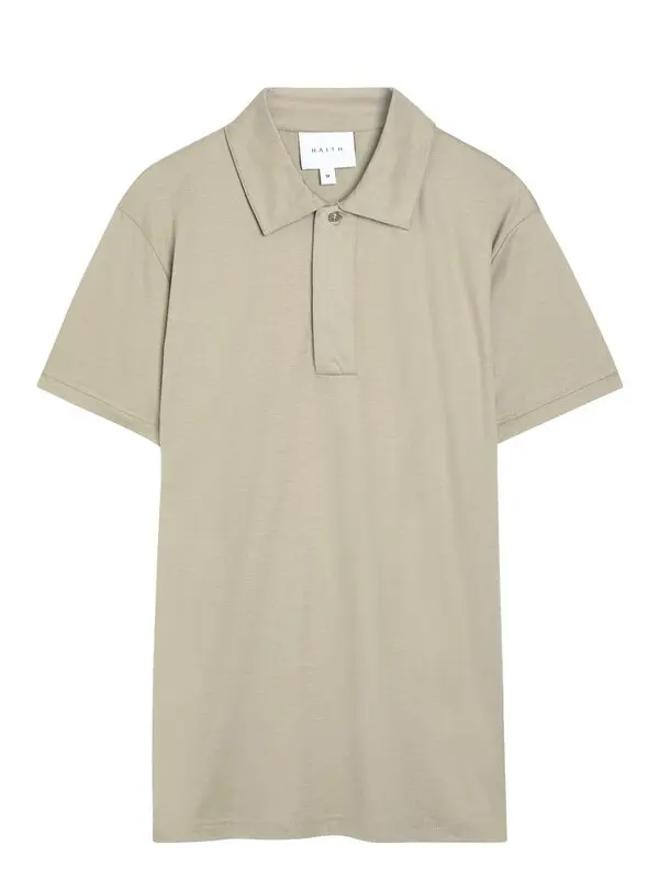 RAITH Santi Mercerized Cotton Polo Shirt - Sage