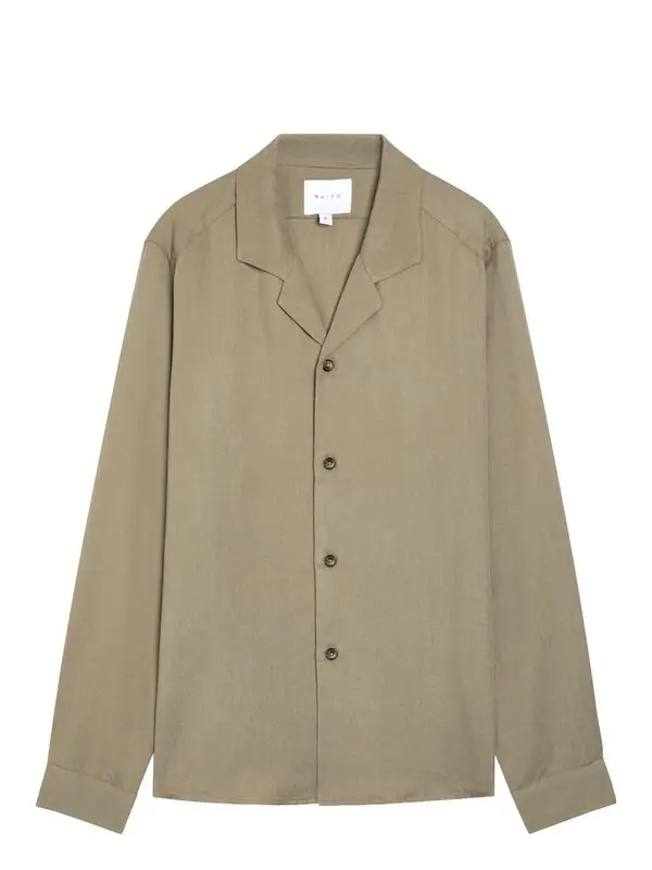 RAITH Sergio Woven Shirt - Khaki