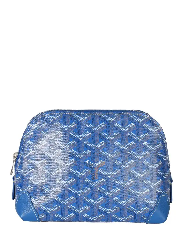 Goyard Goyardine Canvas Cosmetic Pouch - Blue